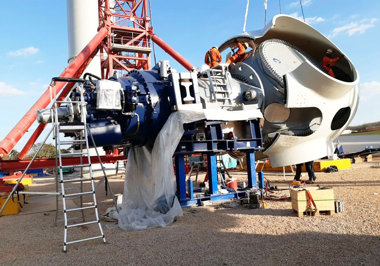 Preparation of Wind Turbine components - Renewable Energy Service